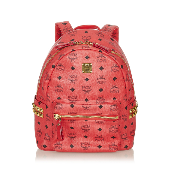 MCM | Bags | Mcm Mini Visetos Leather Backpack | Poshmark